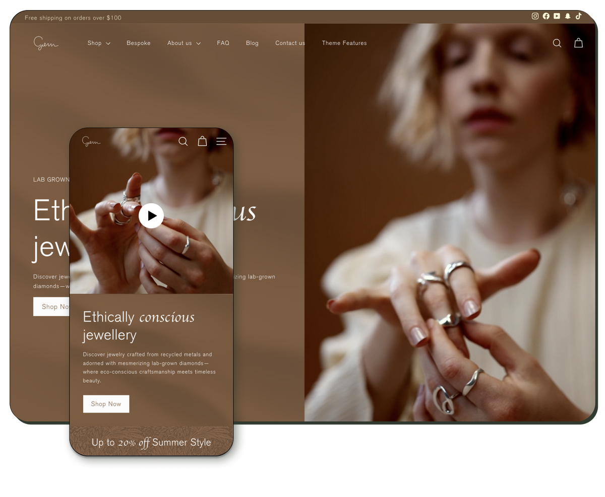 Gem - Jewelry Premium Shopify Theme – Archetype Themes
