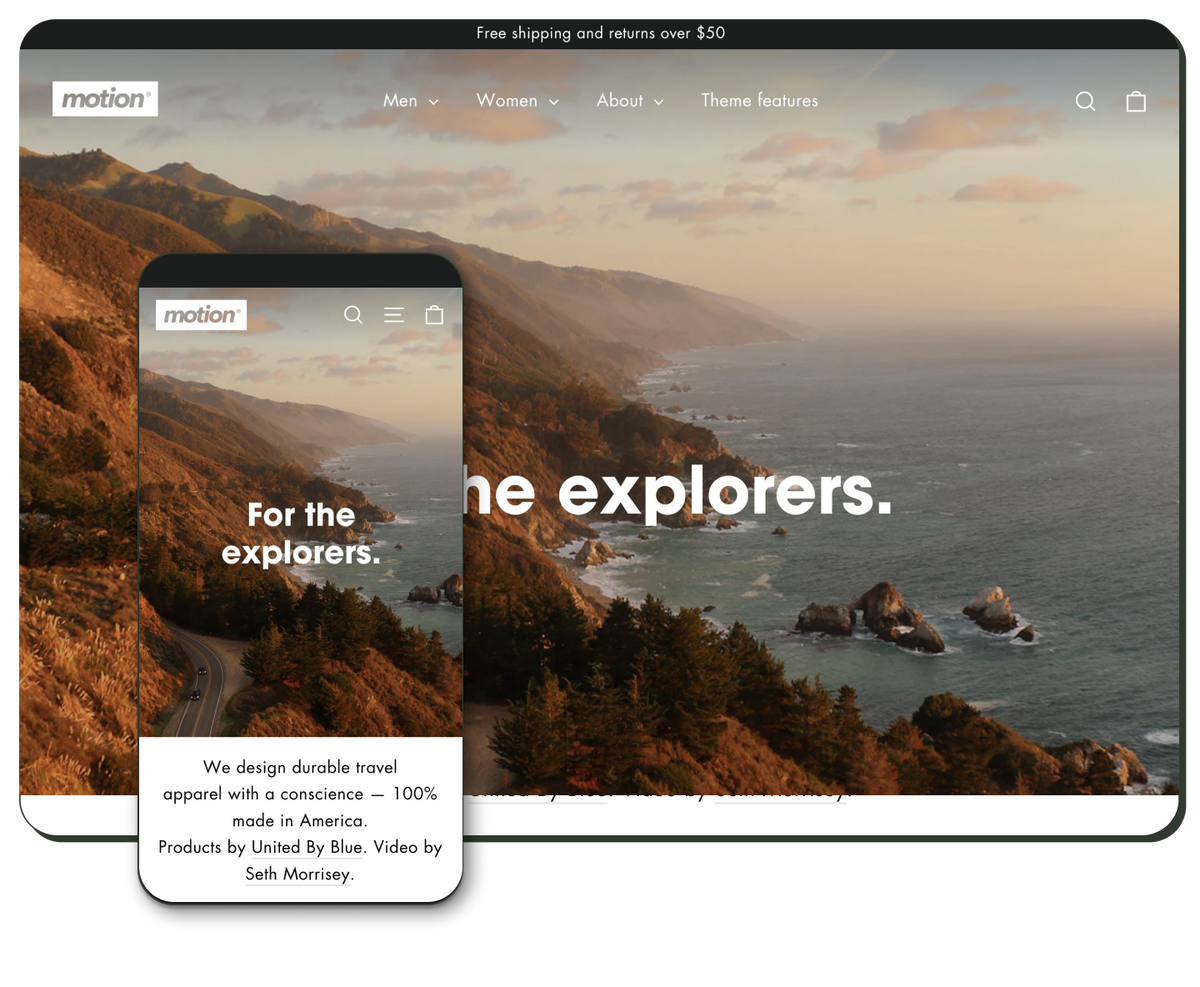 Motion - Minimalist Premium Shopify Theme – Archetype Themes